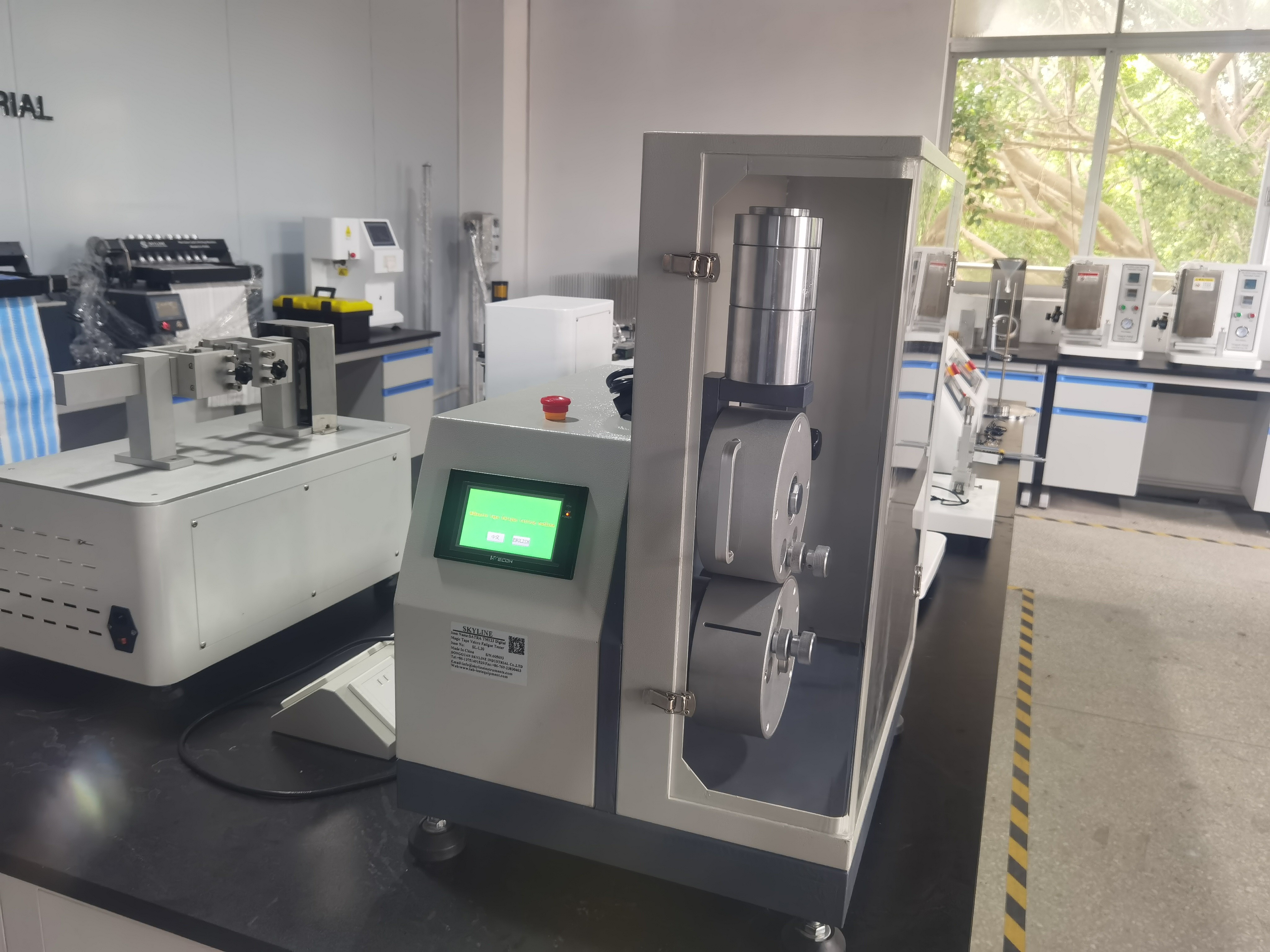 SATRA TM 103 신발 시험 장비 디지털 방식으로 마술 테이프 벨크로 피로 검사자